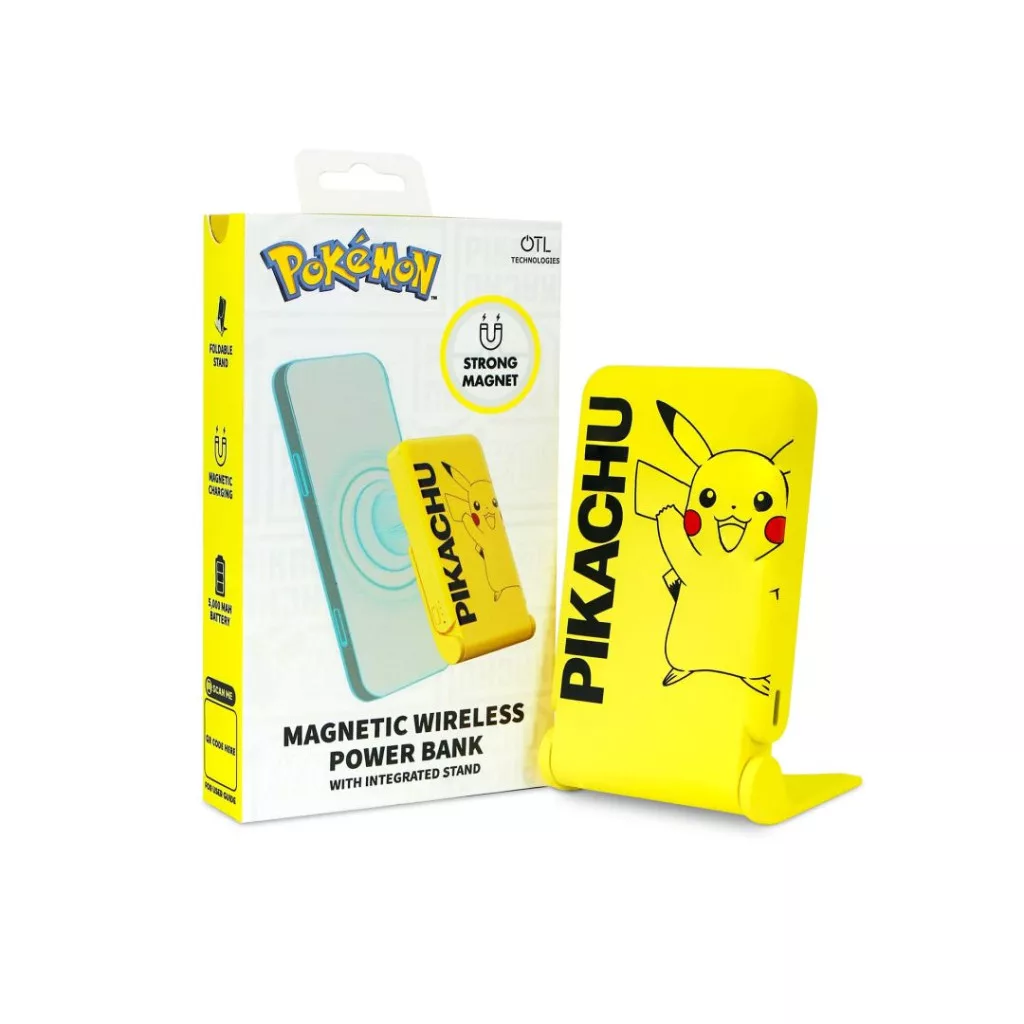OTL Technologies Pokémon Pikachu 5000mAh Magnetic Wireless PowerBank ...