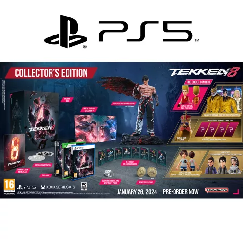 Tekken 8 Collector's Edition PS5 Mai Ára: 112 990 Ft